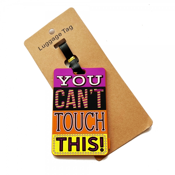 Funky Airport Travel Bag Warning Message Fashion Luggage Tags Holiday ...