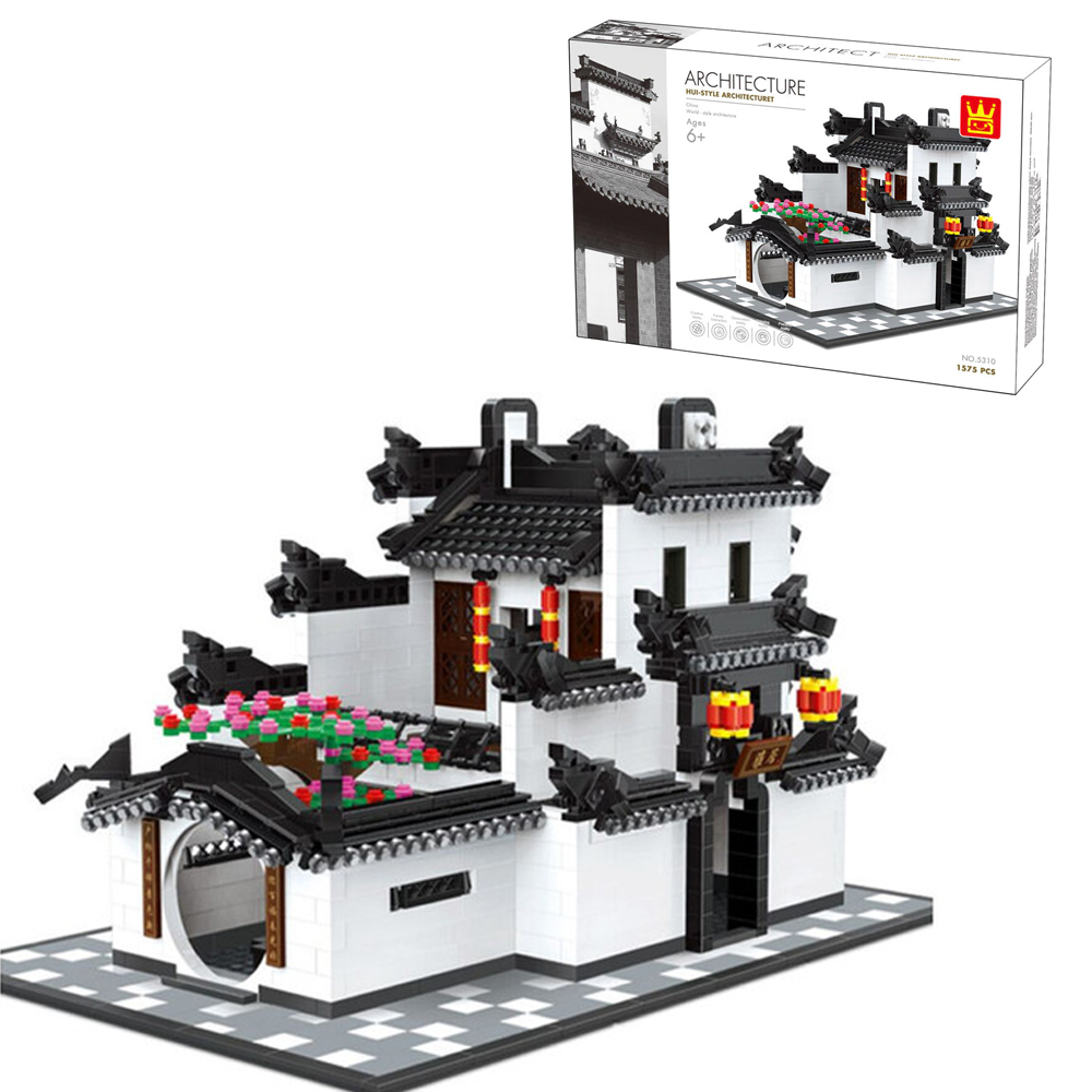 Large Traditional Japanese Cottage Building Bricks Construction Blocks ...